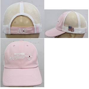 Accuracy 1st, Inc. - Pink/White Mesh Trucker Hat